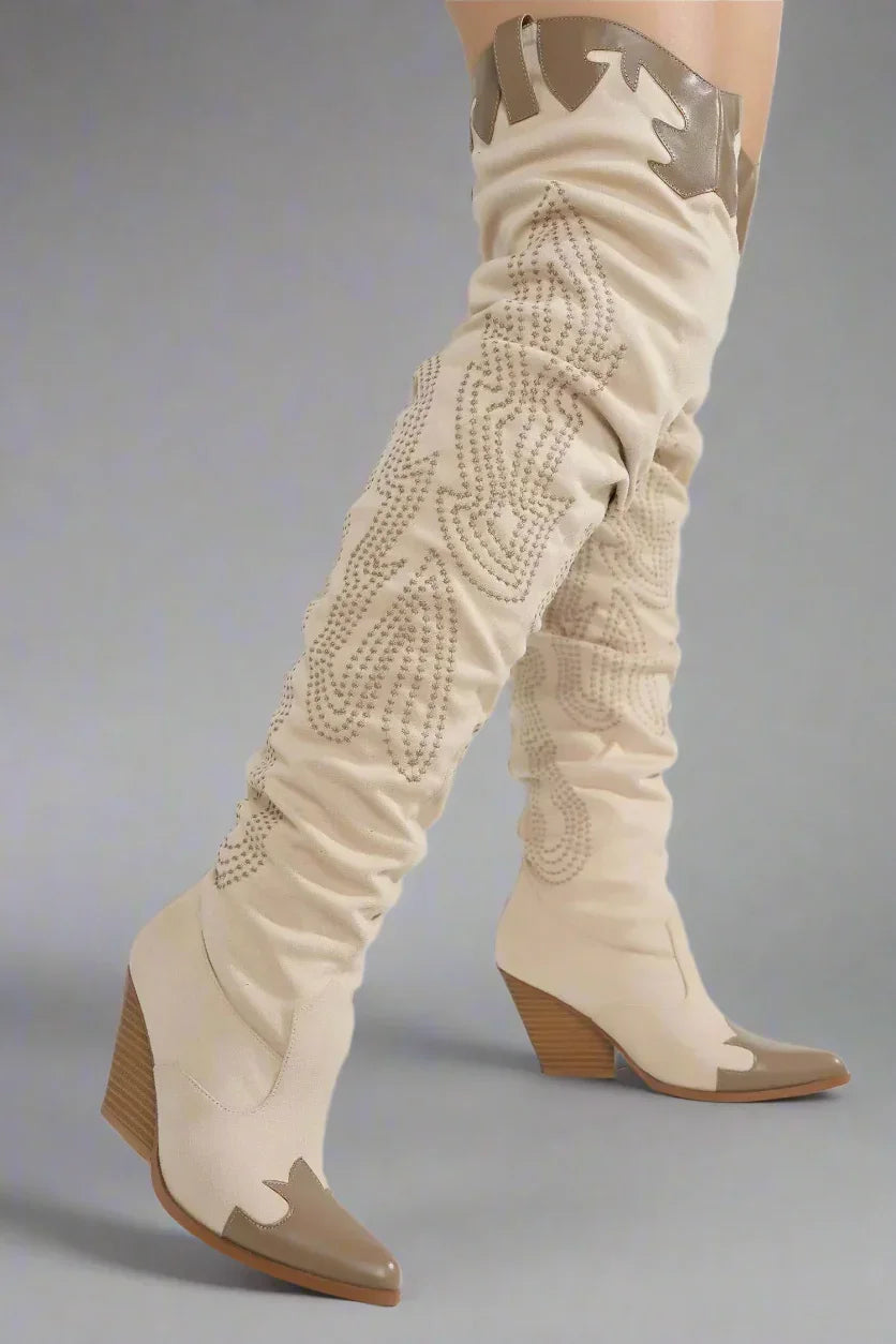 Cowboy Rhinestuds Boots – Prima Dons & Donnas