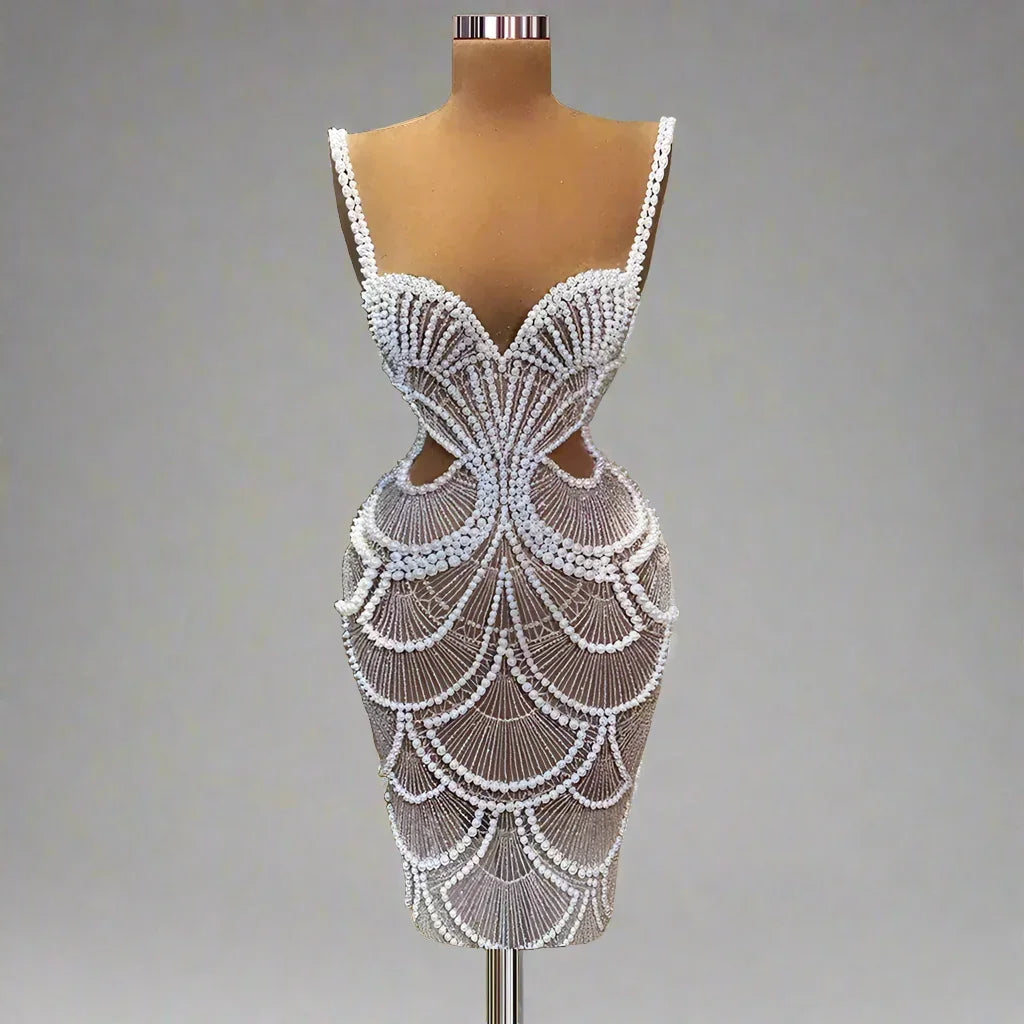 Crystal Maxi Dress – Elegant Long Formal Dress With Crystals For ...