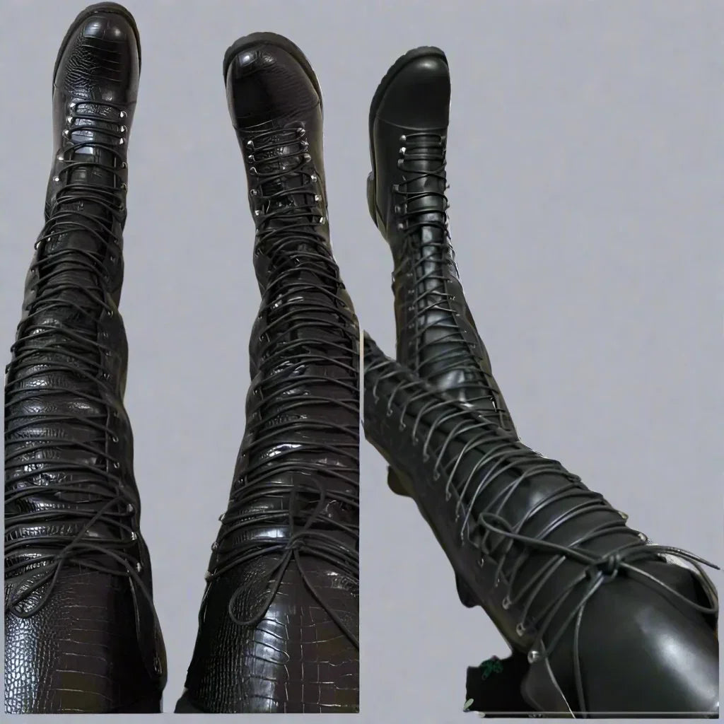Thigh high Combat Boots For Women – Prima Dons & Donnas