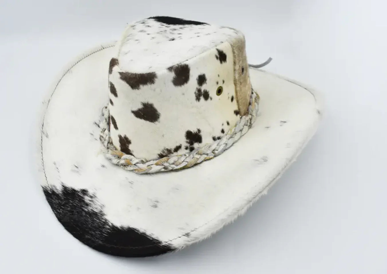 Cowhide Cowboy Hat - Handmade Dark Brown Western Style Accessories ...