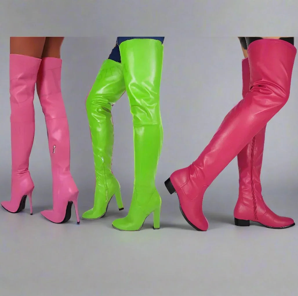 Stunning Thigh High Boots for Ultimate Glamour | Prima Dons & Donnas