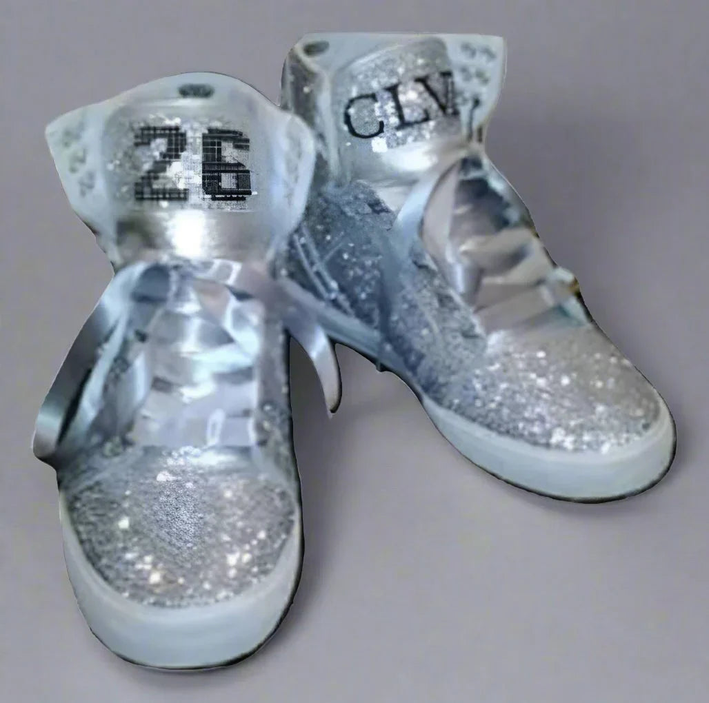 Stones Custom Crystal Sneakers- Prima Dons and Donnas – Prima Dons & Donnas